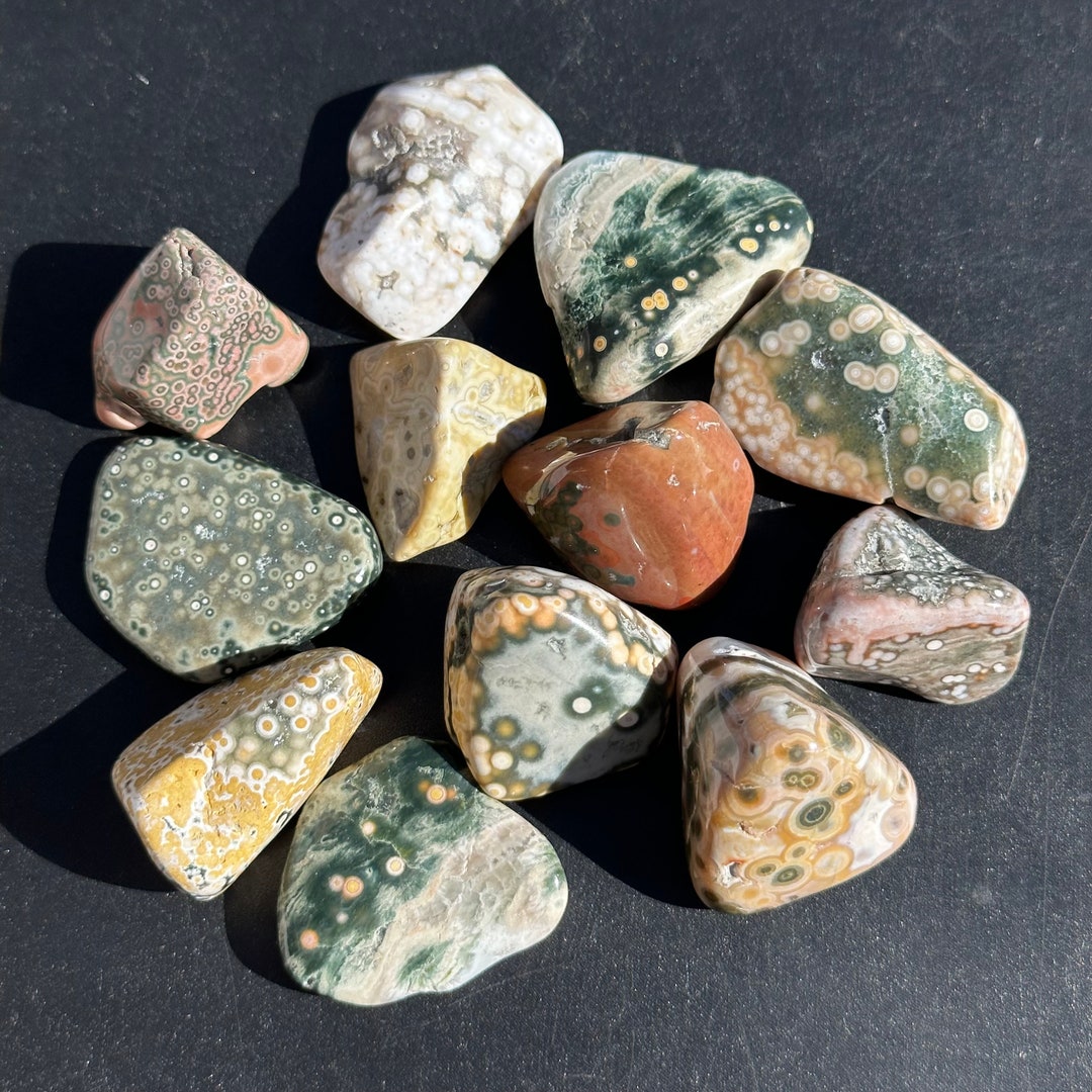 Ocean Jasper Tumbles 2-3 Cm 100g - Old Stock Mixed Veins - Etsy