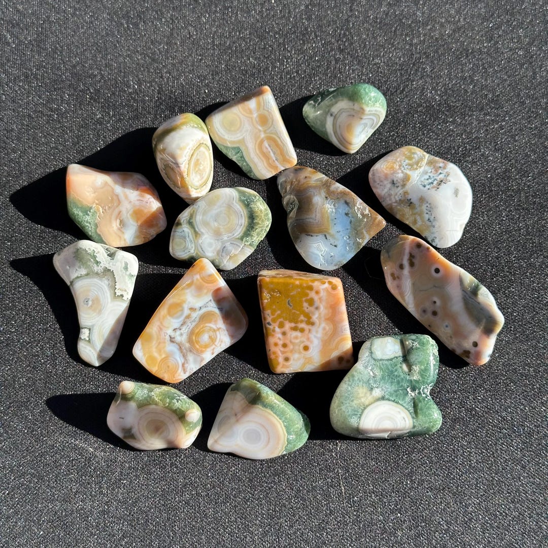 8th Vein Ocean Jasper Tumbles 2-3 Cm 100g - Etsy