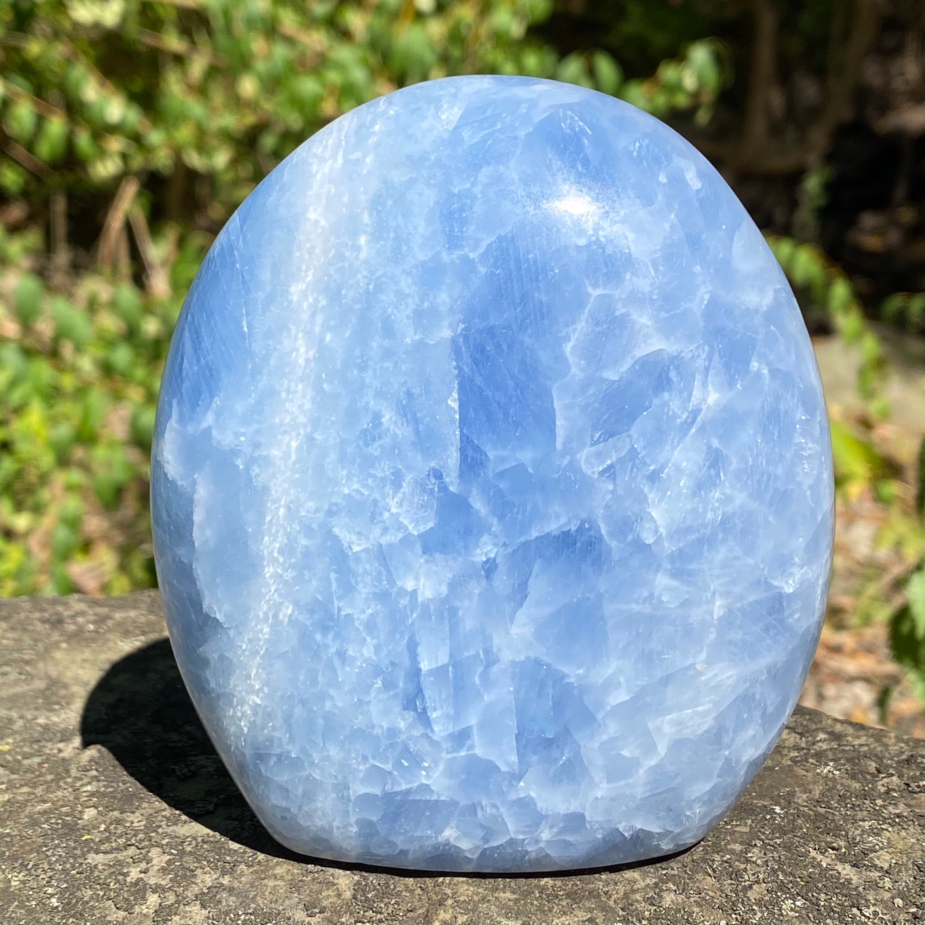 Rocks & Geodes Blue Calcite Freeform Home & Living etna.com.pe