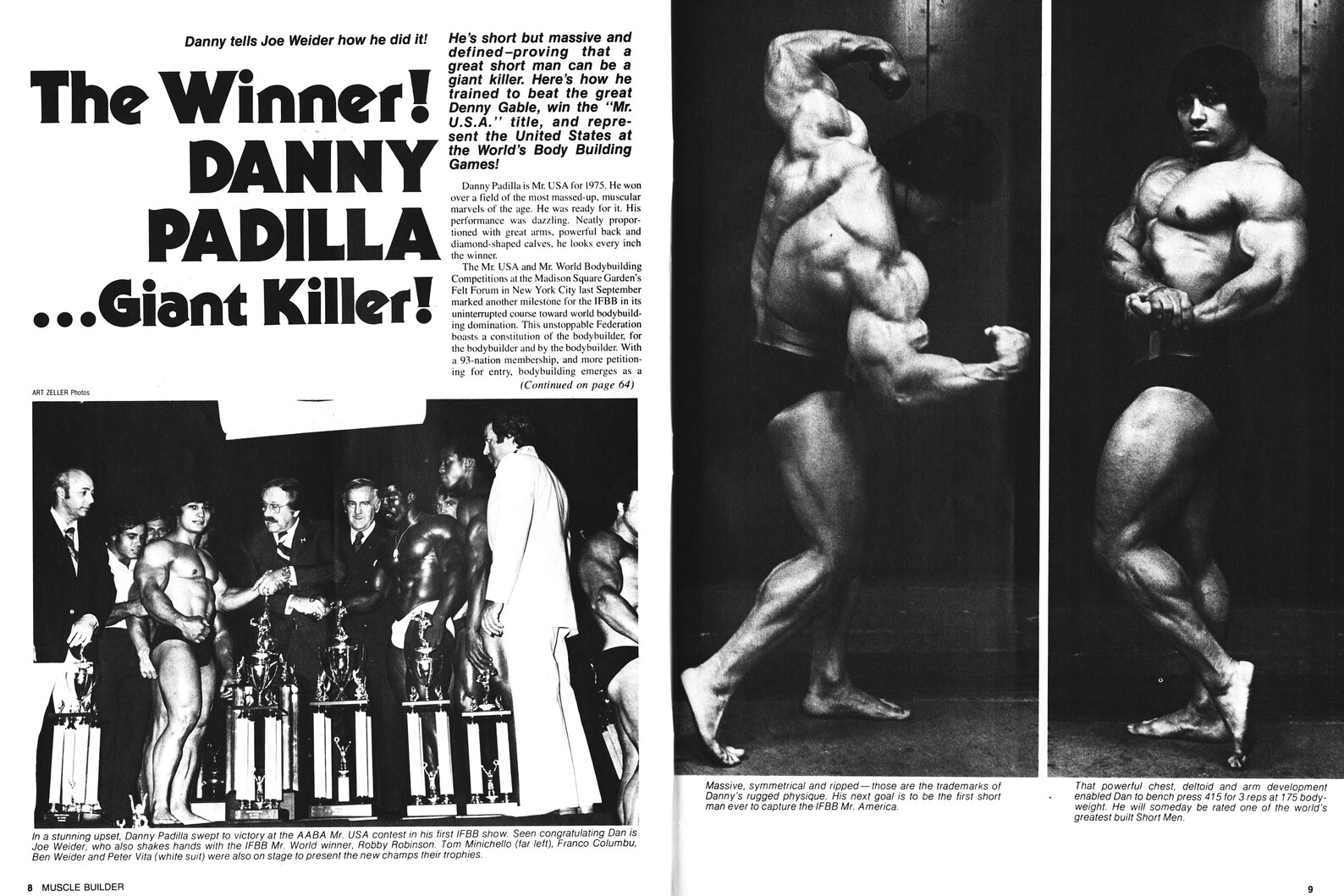 Muscle Builder and Power Magazine: February 1976, Ken Waller Cover ...