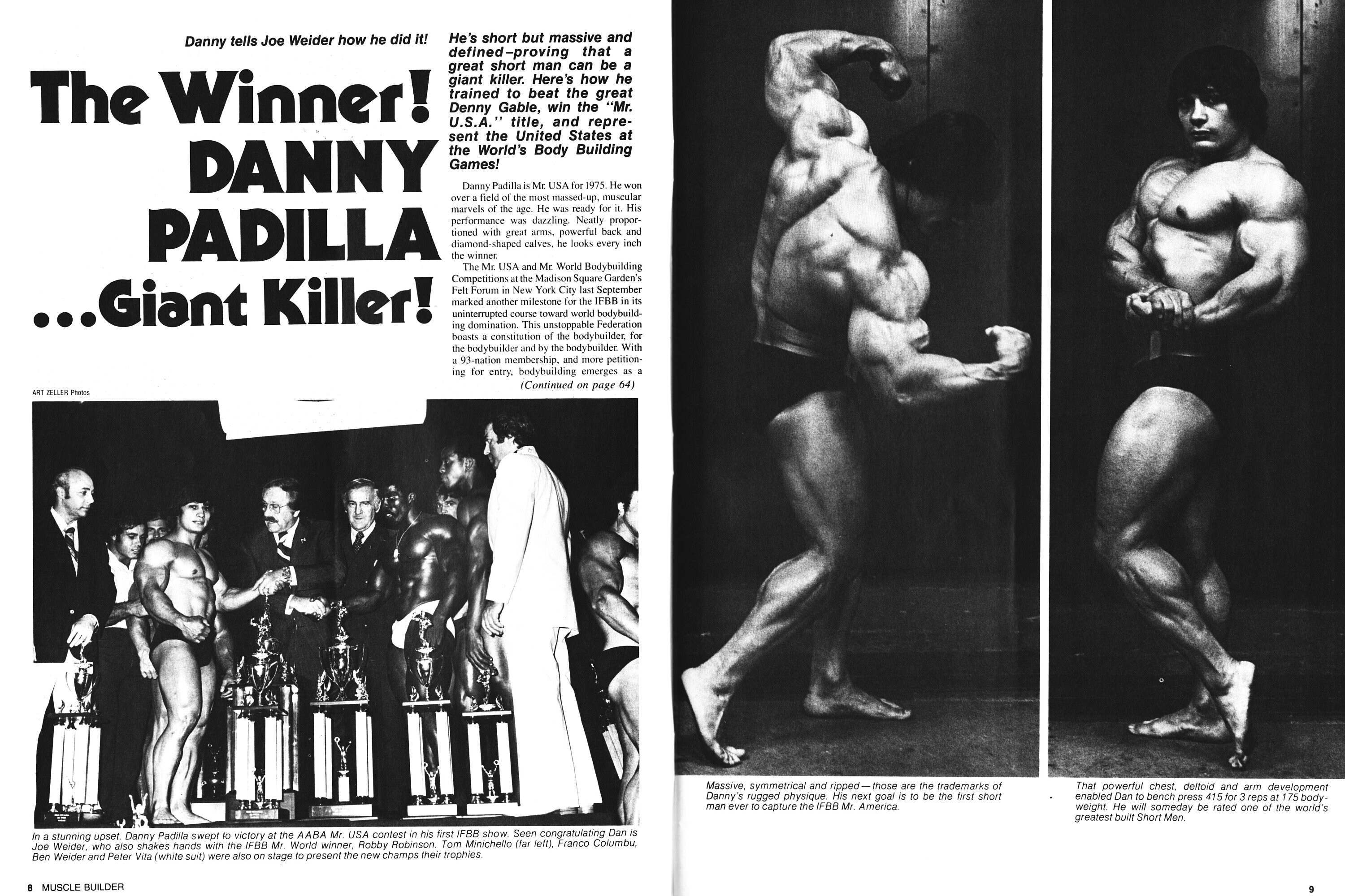 Muscle Builder and Power Magazine: February 1976, Ken Waller Cover ...