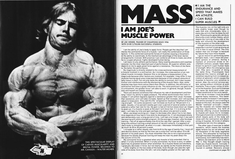 Muscle Builder & Power April, 1976 Mike Mentzer cover American ...