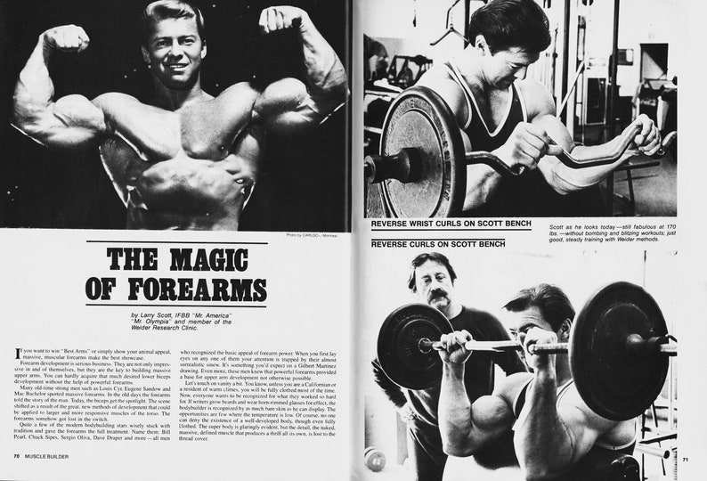 Muscle Builder & Power June, 1975 Bill Grant cover American ...