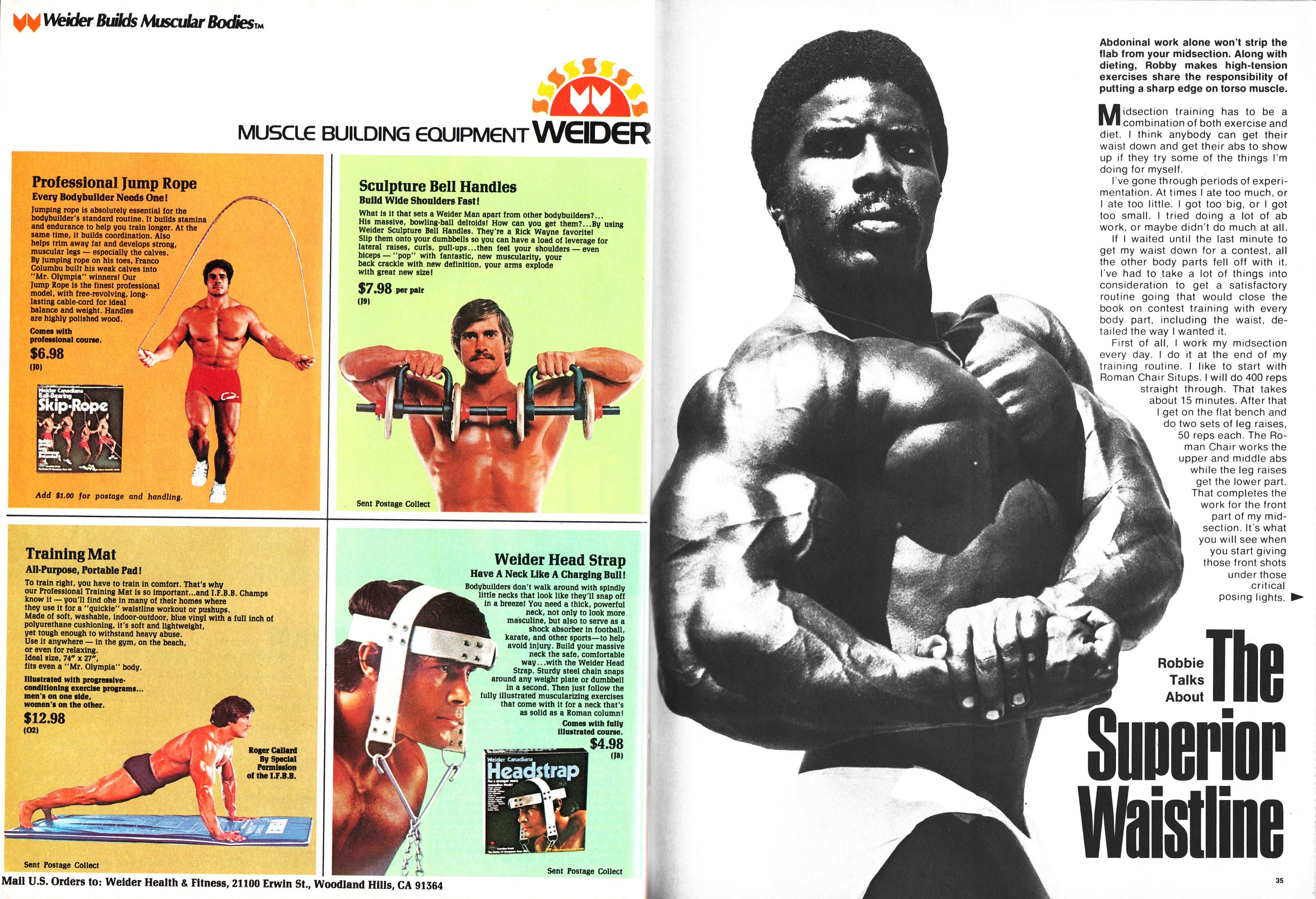 Muscle Builder and Power Magazine, December 1976: Robby Robinson Cover ...