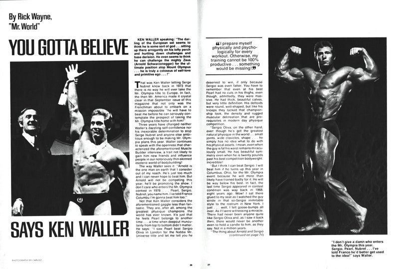 Muscle Builder & Power; July, 1976; DIGITAL DOWNLOAD Issue; Arnold ...