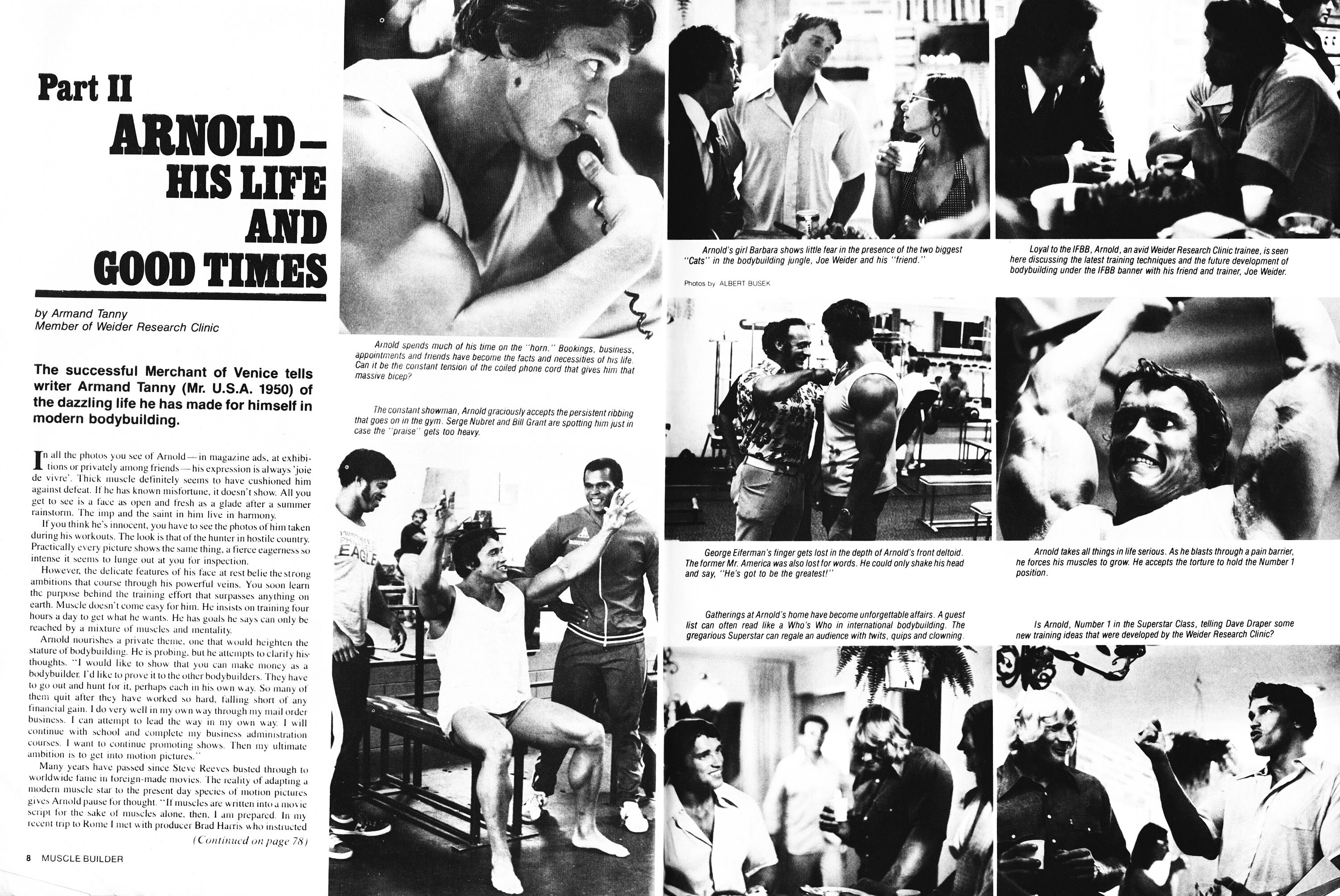 Muscle Builder & Power June, 1975 Bill Grant cover American ...