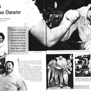 Muscle Builder August, 1953 Jack Delinger, Cover American Bodybuilding ...