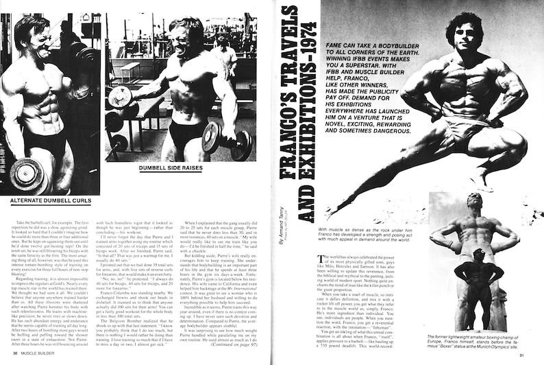 Muscle Builder and Power Magazine: August-september, 1975; Denny Gable ...