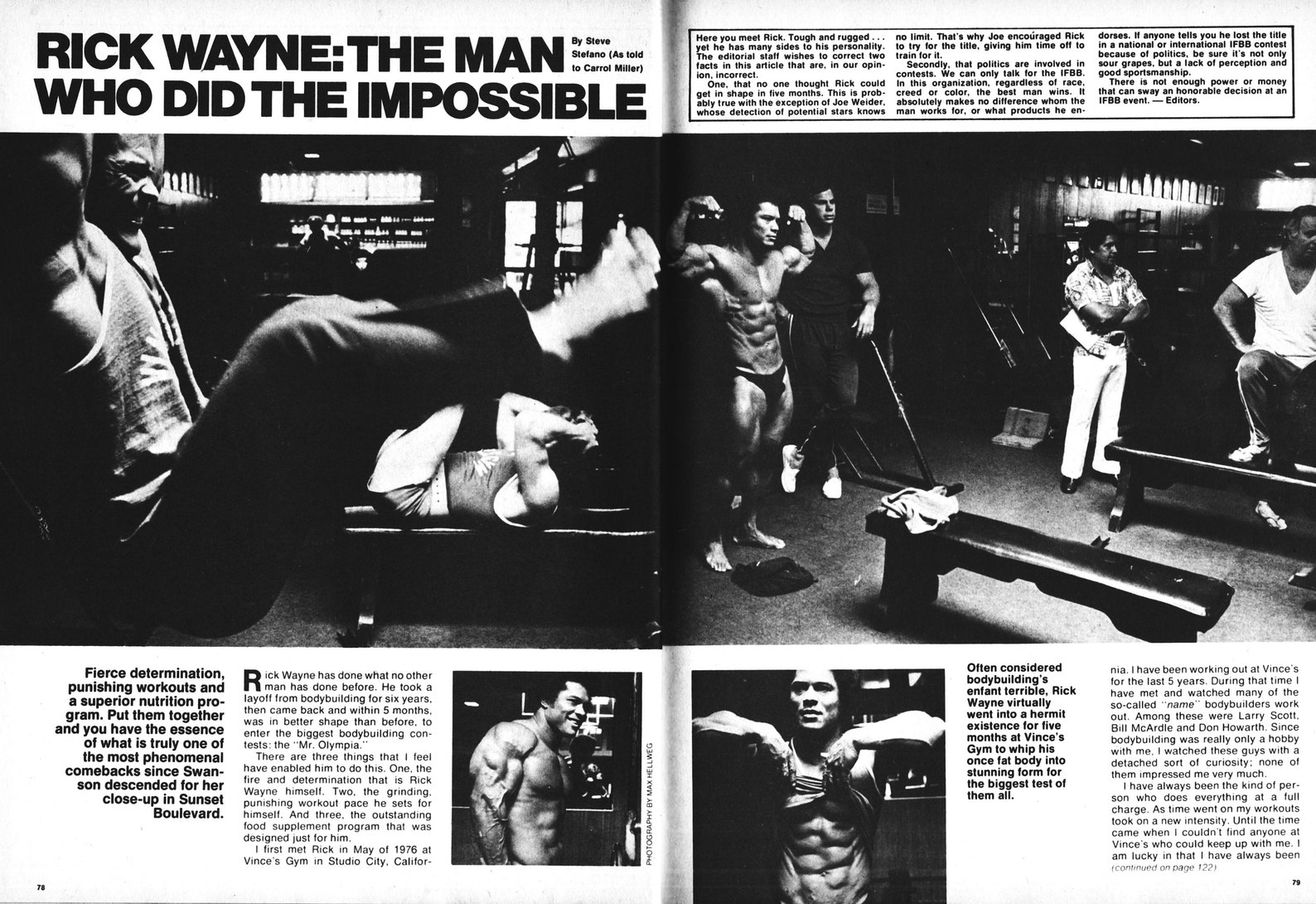 Muscle Builder and Power Magazine, December 1976: Robby Robinson Cover ...