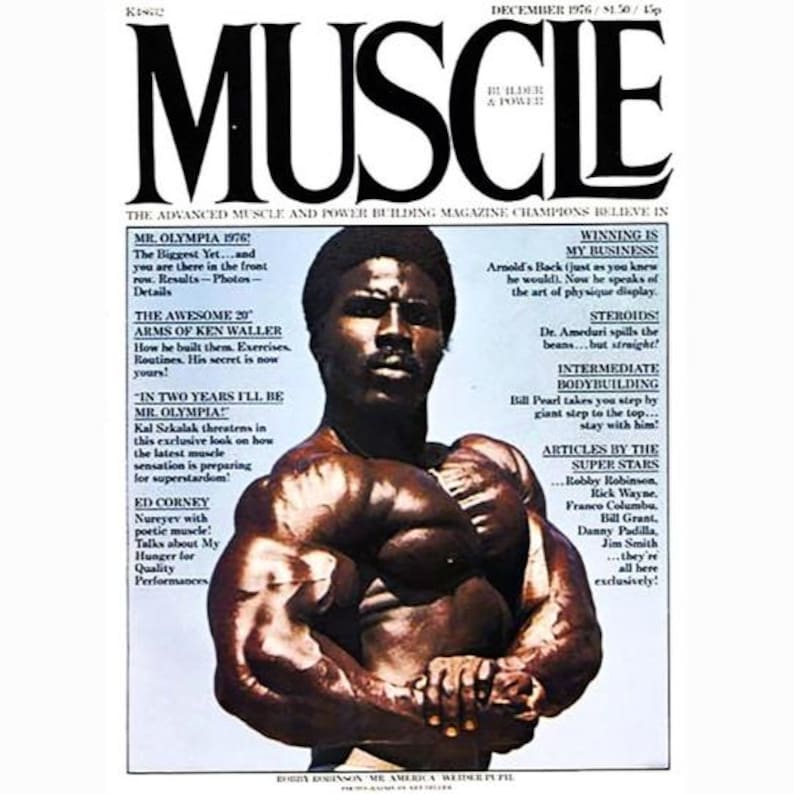 Muscle Builder & Power; December, 1976; DIGITAL DOWNLOAD Issue; Robby ...