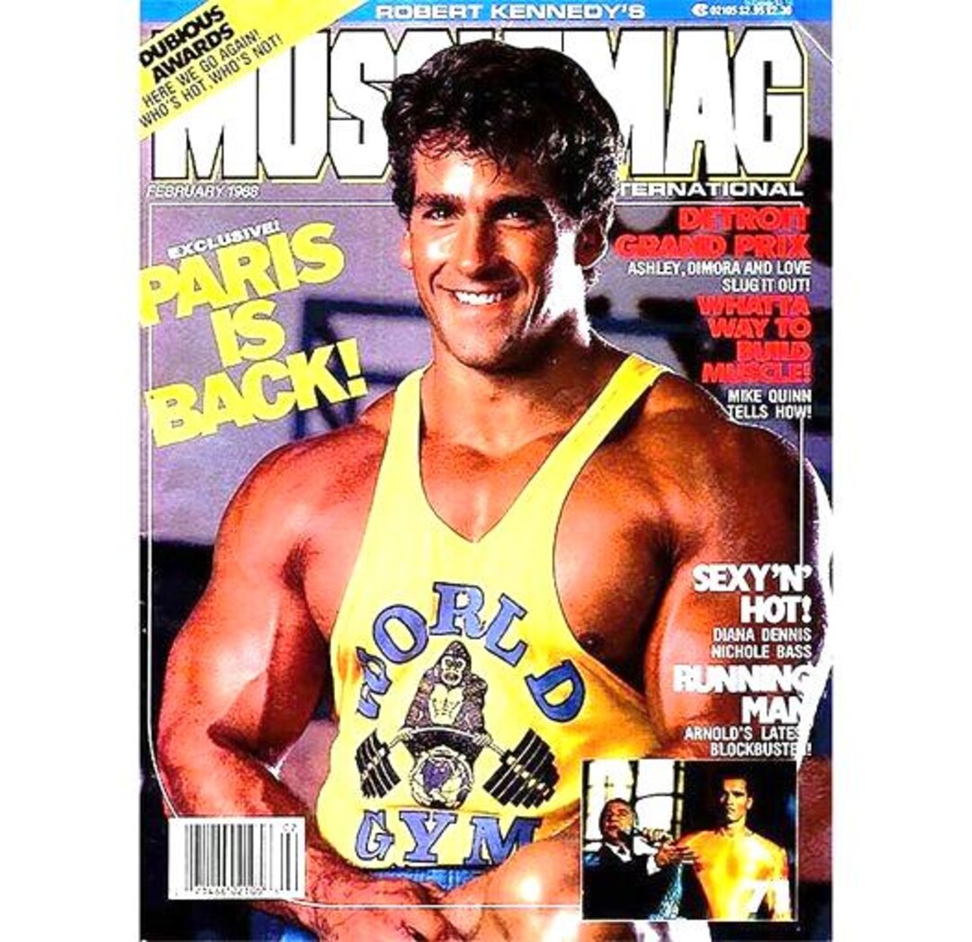 Musclemag International Magazine, February, 1988: Bob Paris Cover ...