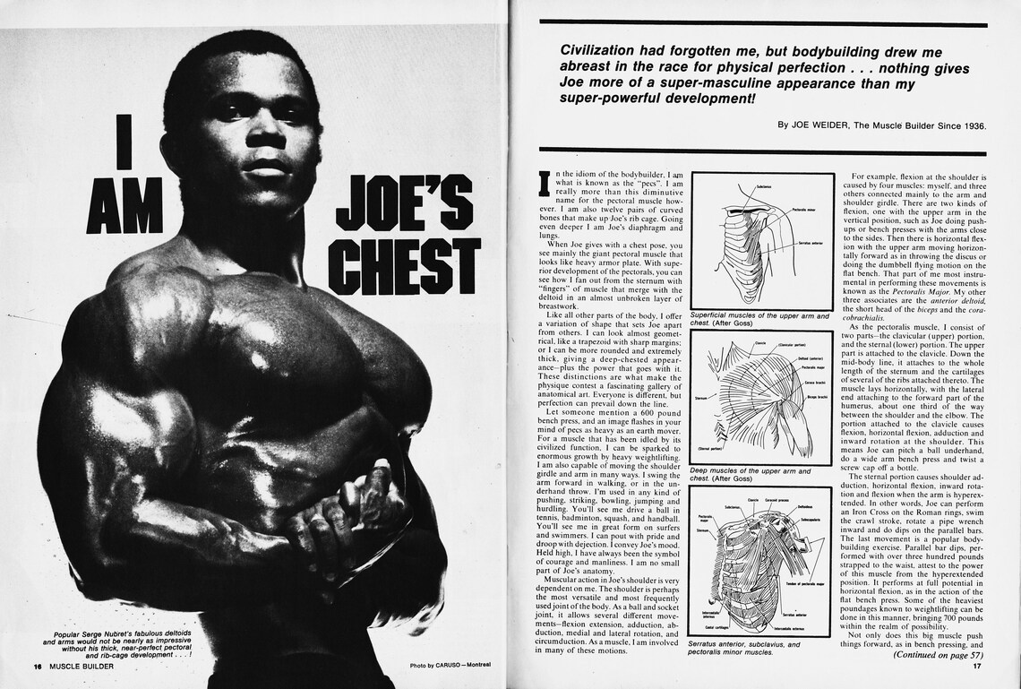 Muscle Builder & Power October 1974 Frank Zane cover - Etsy