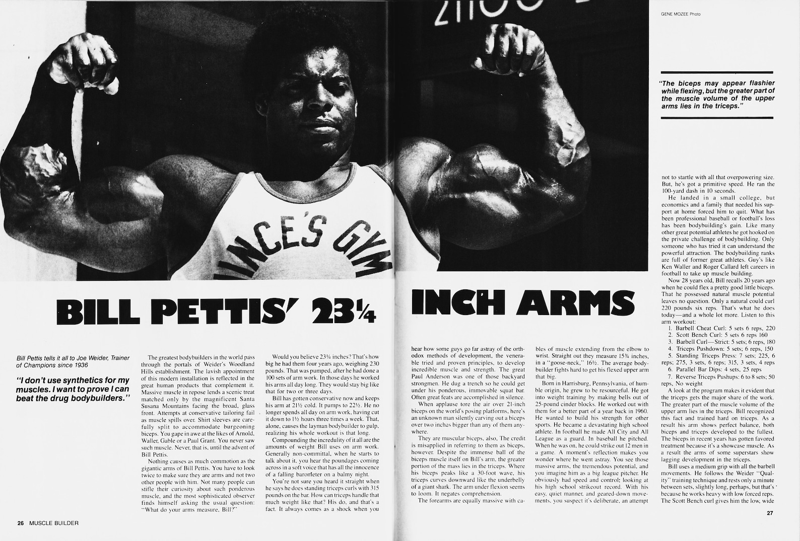 Muscle Builder and Power Magazine, November, 1975: Arnold ...