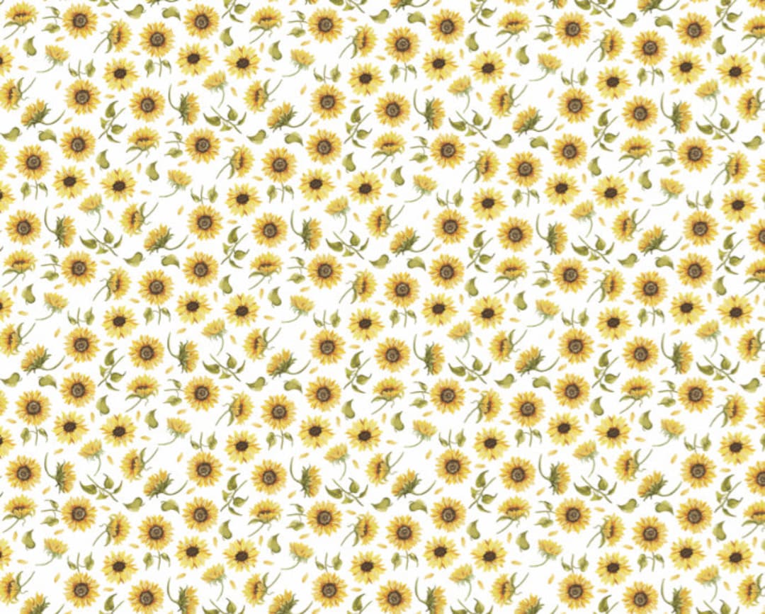 Sunflower Gift Wrapping Paper | Yellow Flower Print Birthday ...