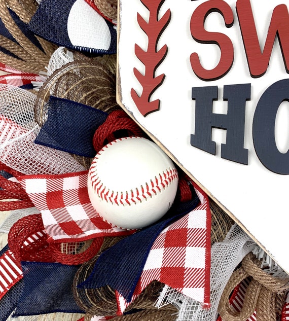 Home & Living home sweet home sign baseball home decor baseball door ...