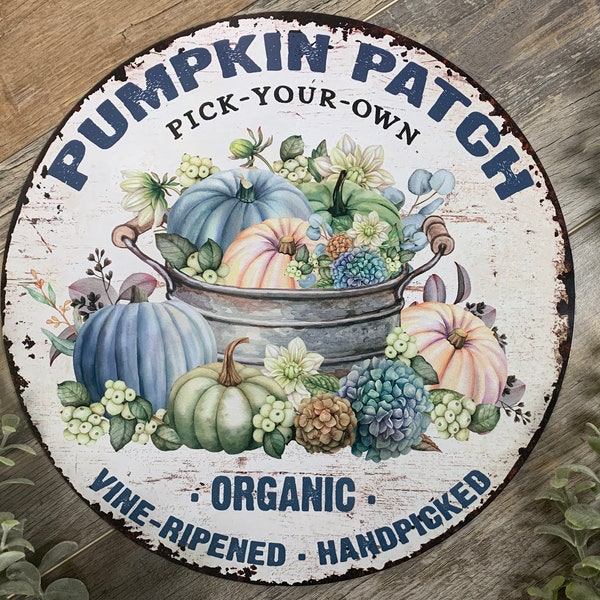 Fall Circle Door Sign - Etsy