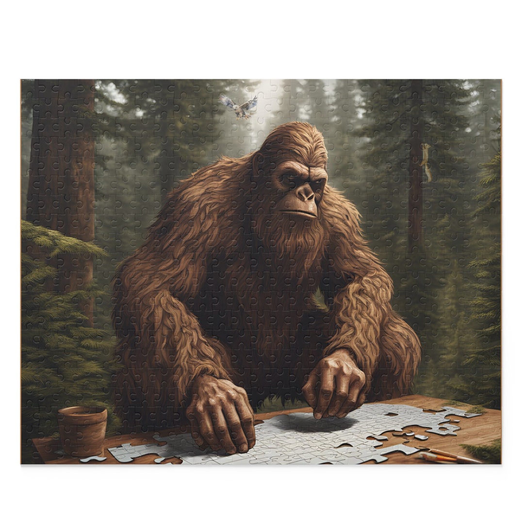 Sasquatch Puzzle (120, 252, 500-piece) - Etsy