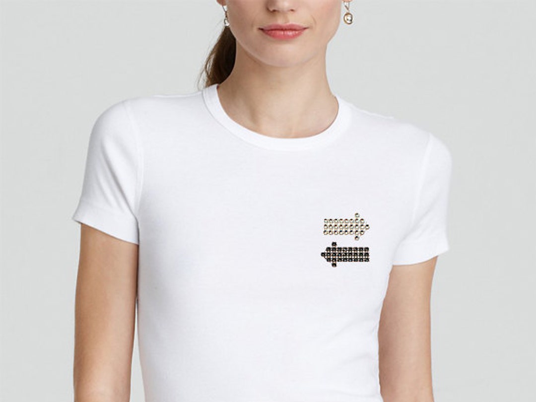 Black Silver Arrow Tshirt, Arrows Tshirt, Arrow Tshirt, Two Way Arrows ...