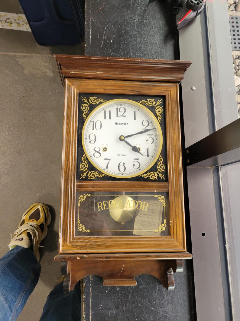 Vintage, Antique Carillon 31-day Regulator Pendulum Wall Clock - Etsy