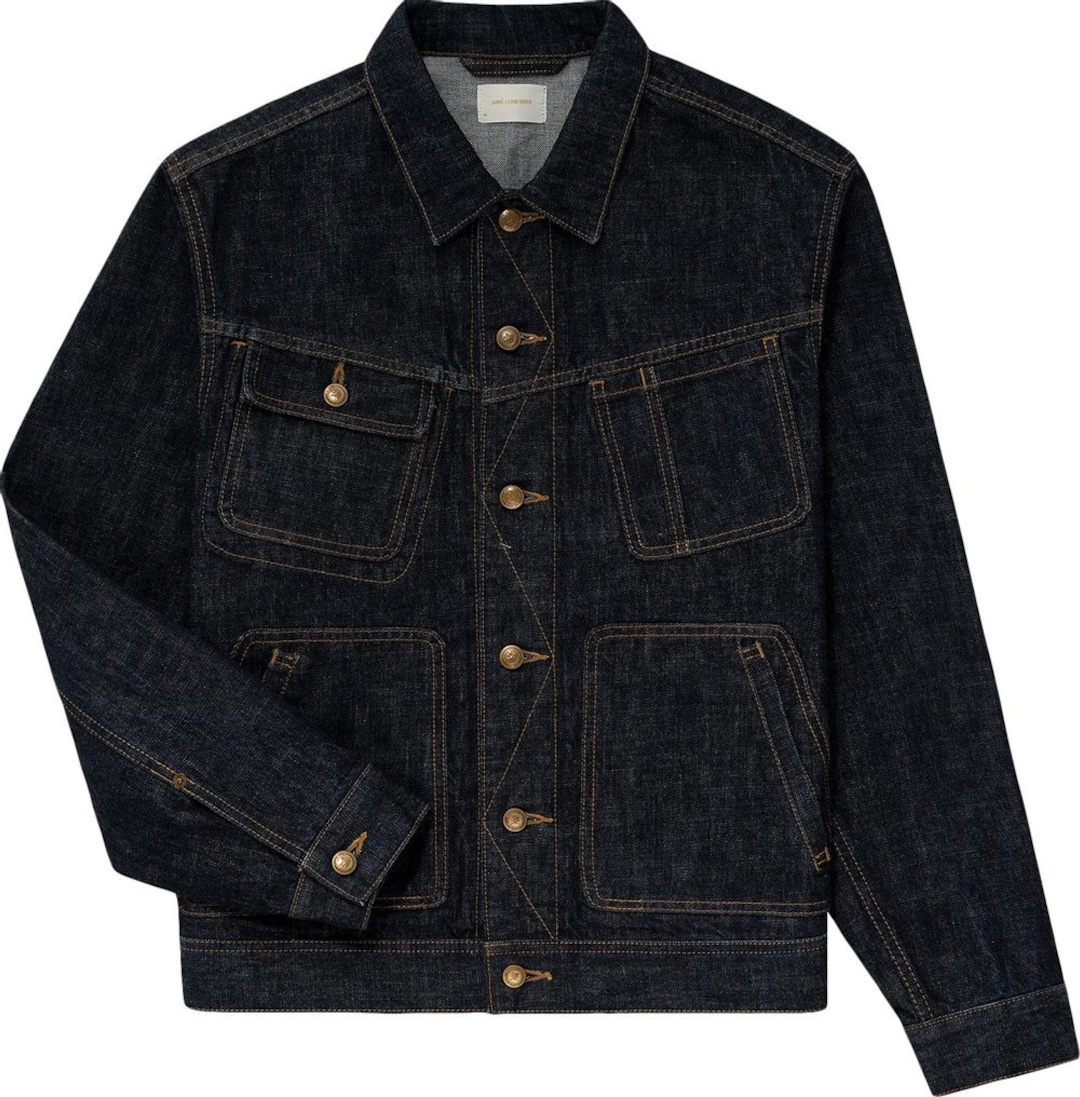 Aimé Leon Dore Japanese Selvedge Denim Jacket 'rinse Wash' Mens Medium ...