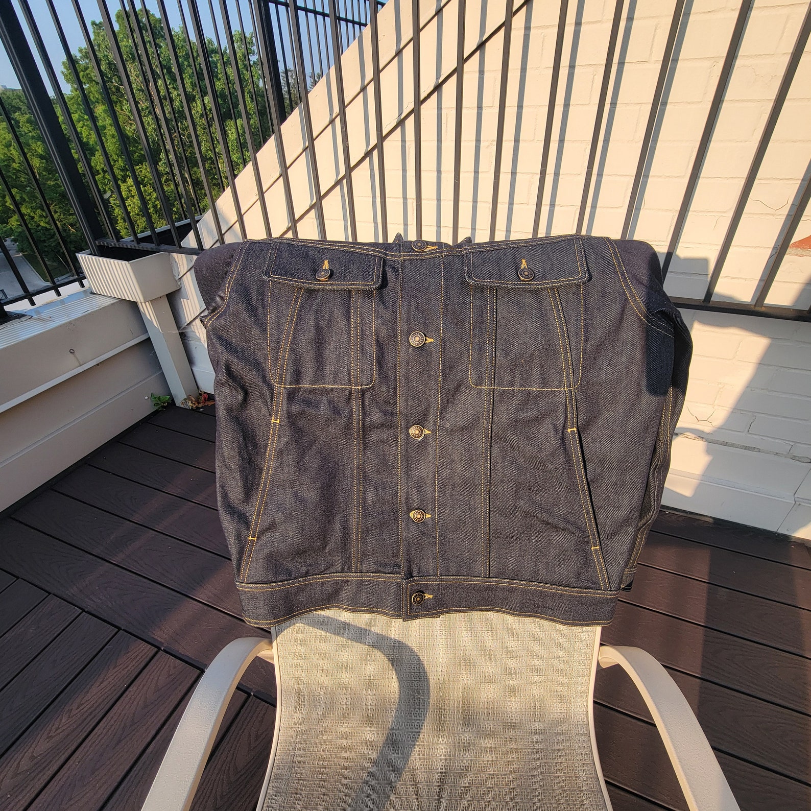 Aimé Leon Dore Japanese Selvedge Denim Jacket 'rinse Wash' Mens Medium ...