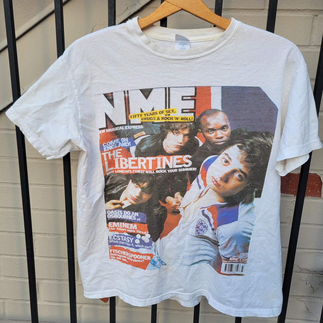 Vintage The Libertines Front Page Nme Magazine Mens T Shirt Size Medium