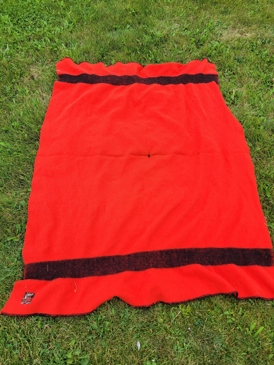 Vintage Ayers Wool Trapper Point Blanket Red Black Throw Twin 80x75 - Etsy