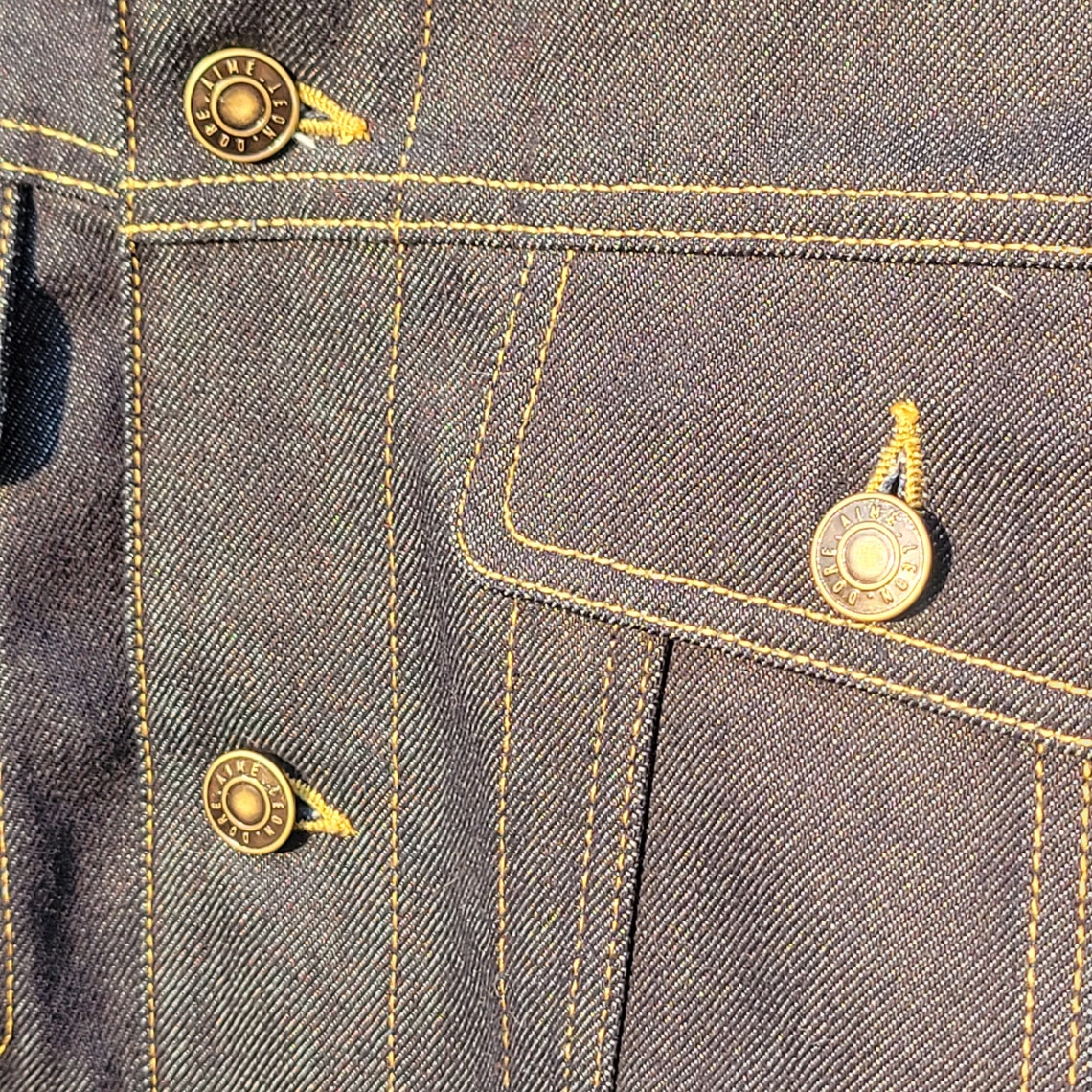 Aimé Leon Dore Japanese Selvedge Denim Jacket 'rinse Wash' Mens Medium ...