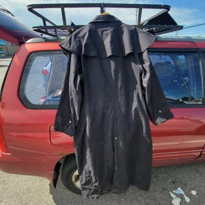 Vintage Koolah Australia Black Duster Riding Coat Size Xlarge Vintage ...