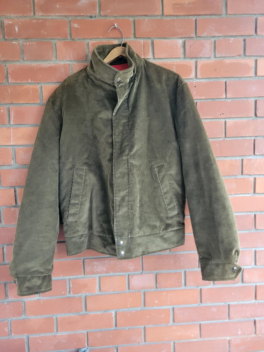 Vintage Field and Stream Mens Medium Corduroy Hunting Coat Wool Lined ...