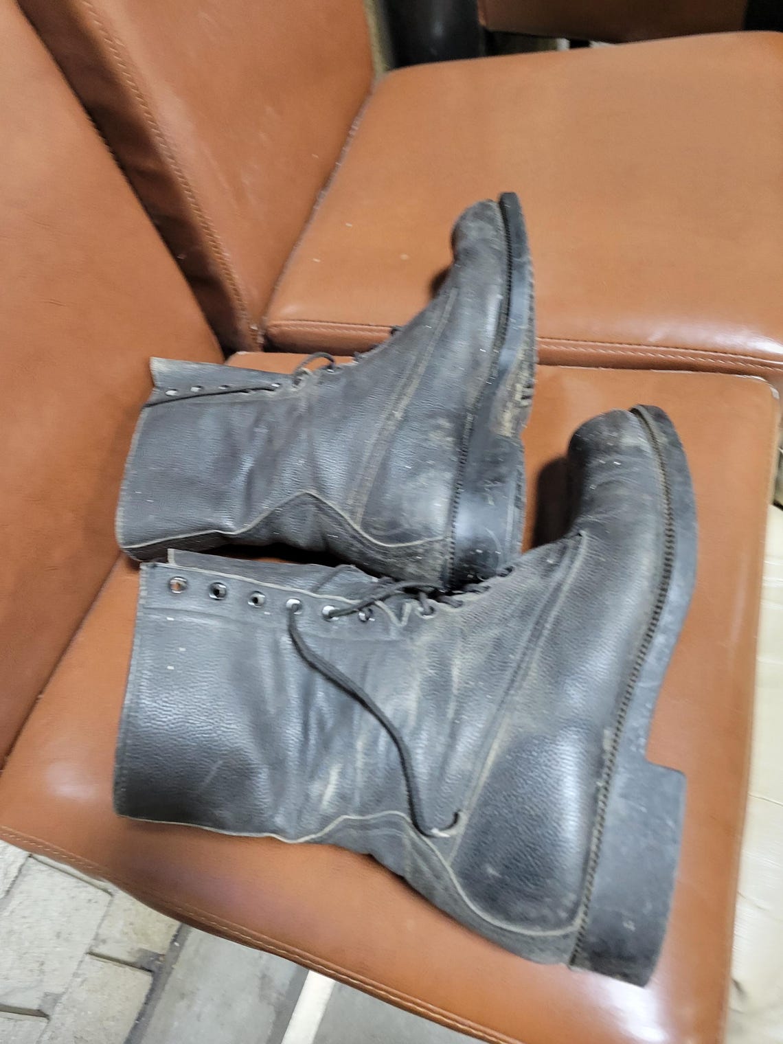 Canadian Army Combat Boots Size Size 11 Made in Canada Steel Toe Greb ...