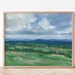 Mountain View Painting | Mountain Painting | Mountain Print | Blue ...