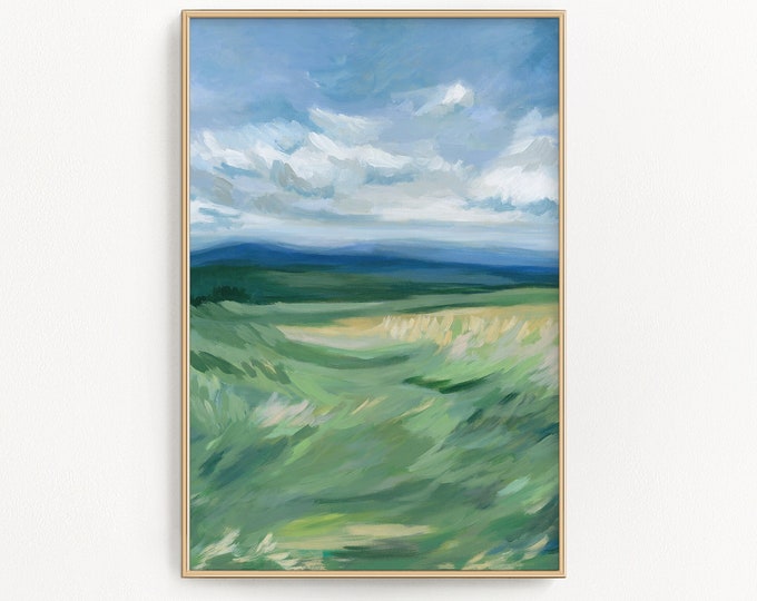 Mountain View Painting Mountain Painting Mountain Print - Etsy