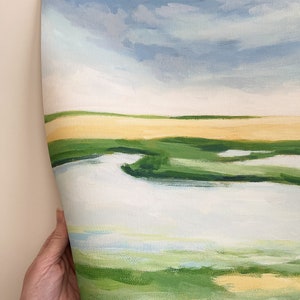 Set of 2 Landscape Marsh Painting | Landscape Print | Charleston Art ...