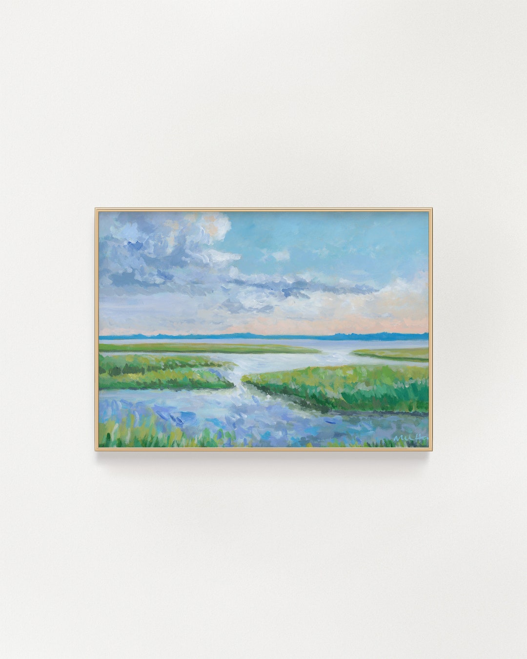 Landscape Marsh Print | Landscape Print | Marsh Print | Landscape Art ...