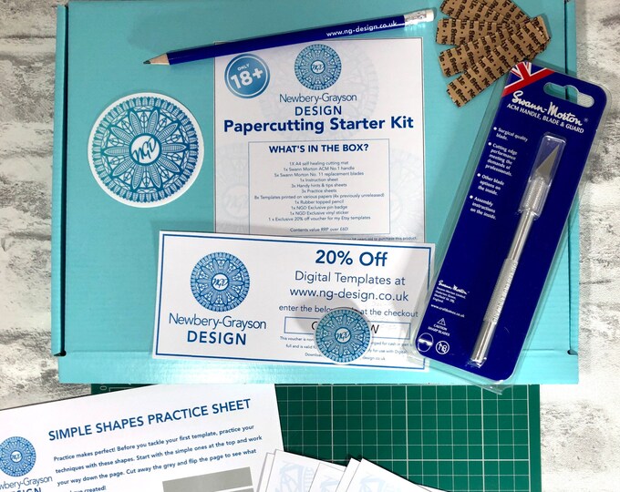 Papercutting Starter Kit for Beginners Learn to Papercut at - Etsy