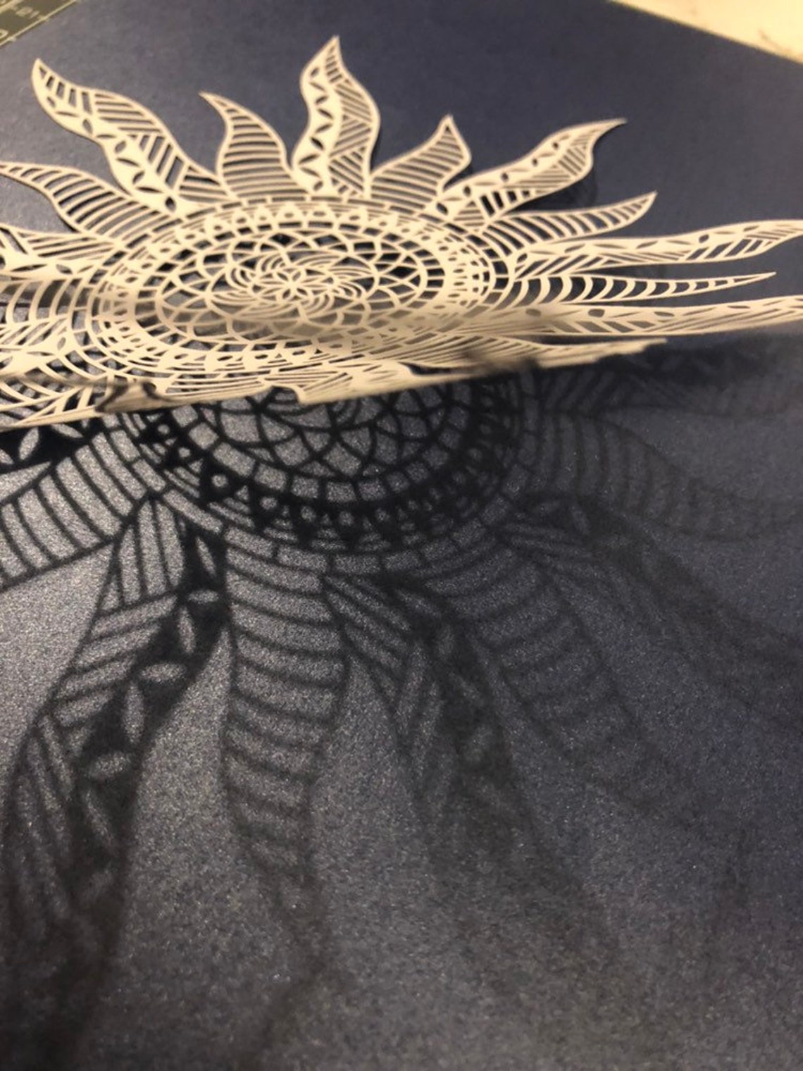 Mandala Sun Papercutting Template Digital Download - Etsy