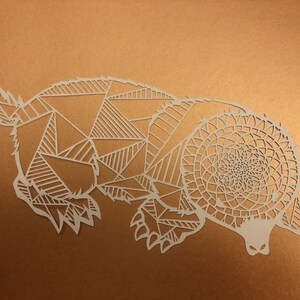 Mandala Mole Papercutting Template Digital Download - Etsy