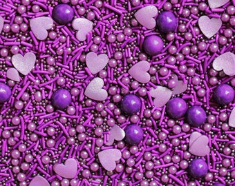 Purple sprinkles | Etsy