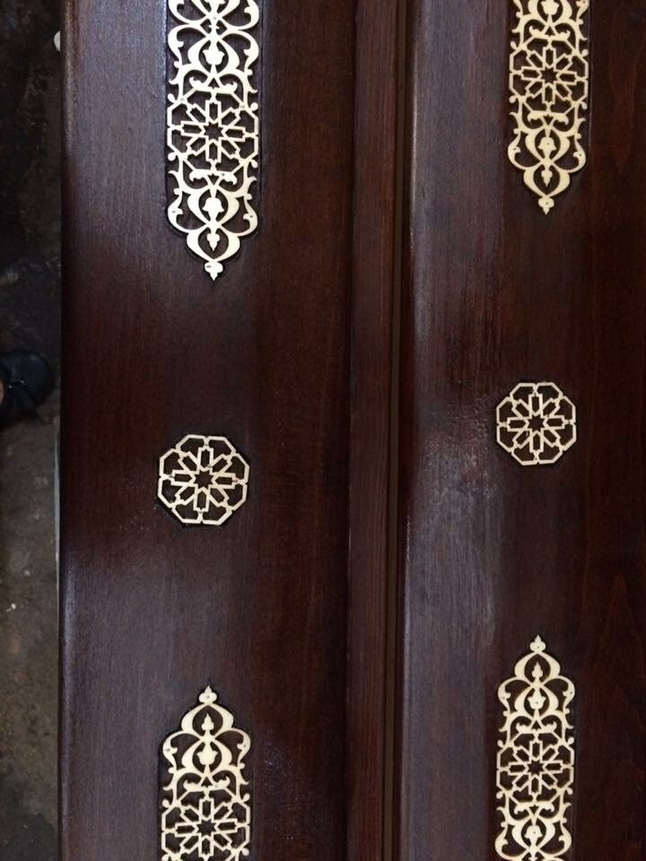A-011-accessories Arabesque Laser Cut Wood Design Moroccan - Etsy