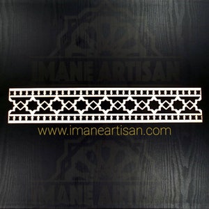 P-013/ Moroccan Geometric Wooden Panel / Carved Wood Panel / Craft ...