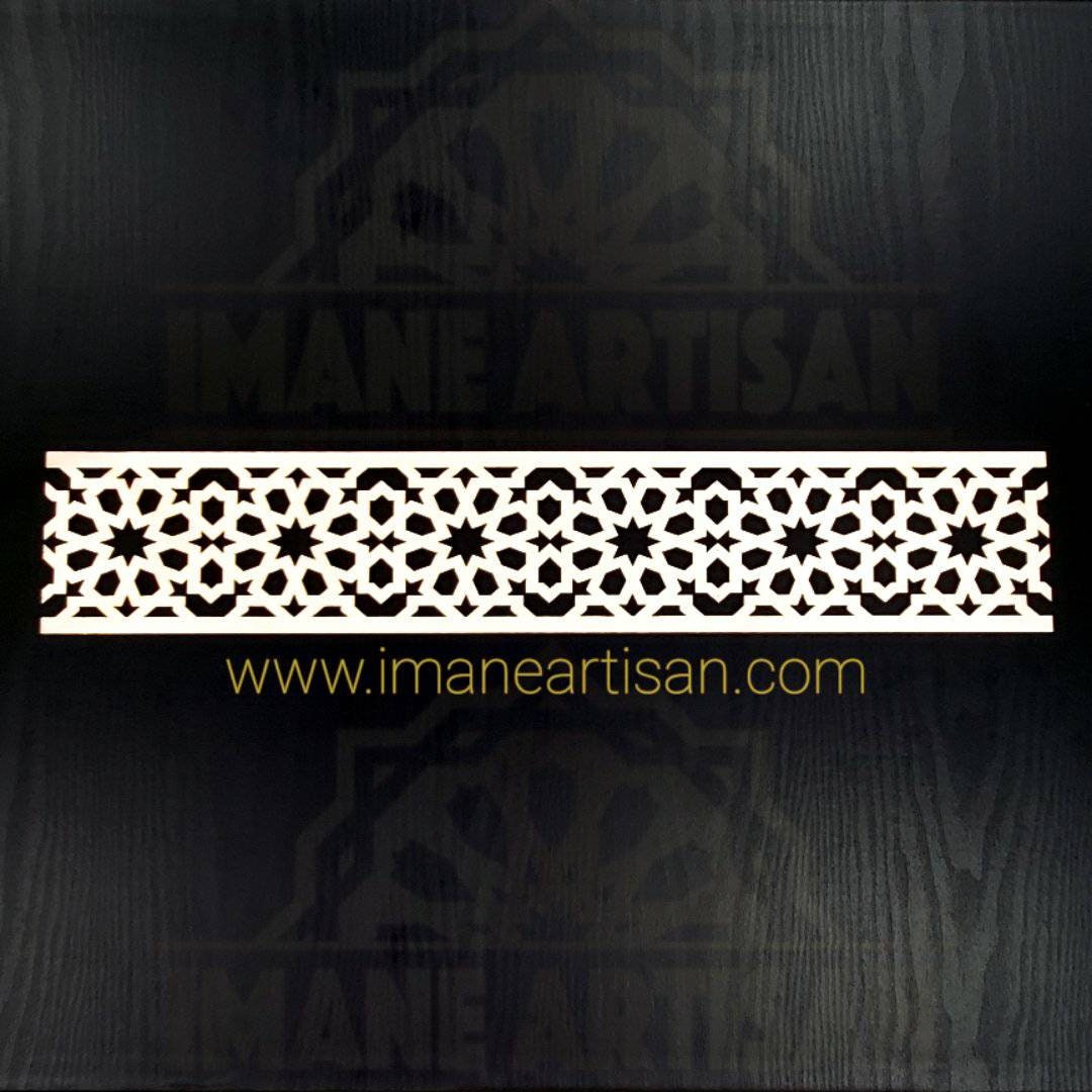 P-014/ Moroccan Geometric Wooden Panel / Carved Wood Panel / Craft ...