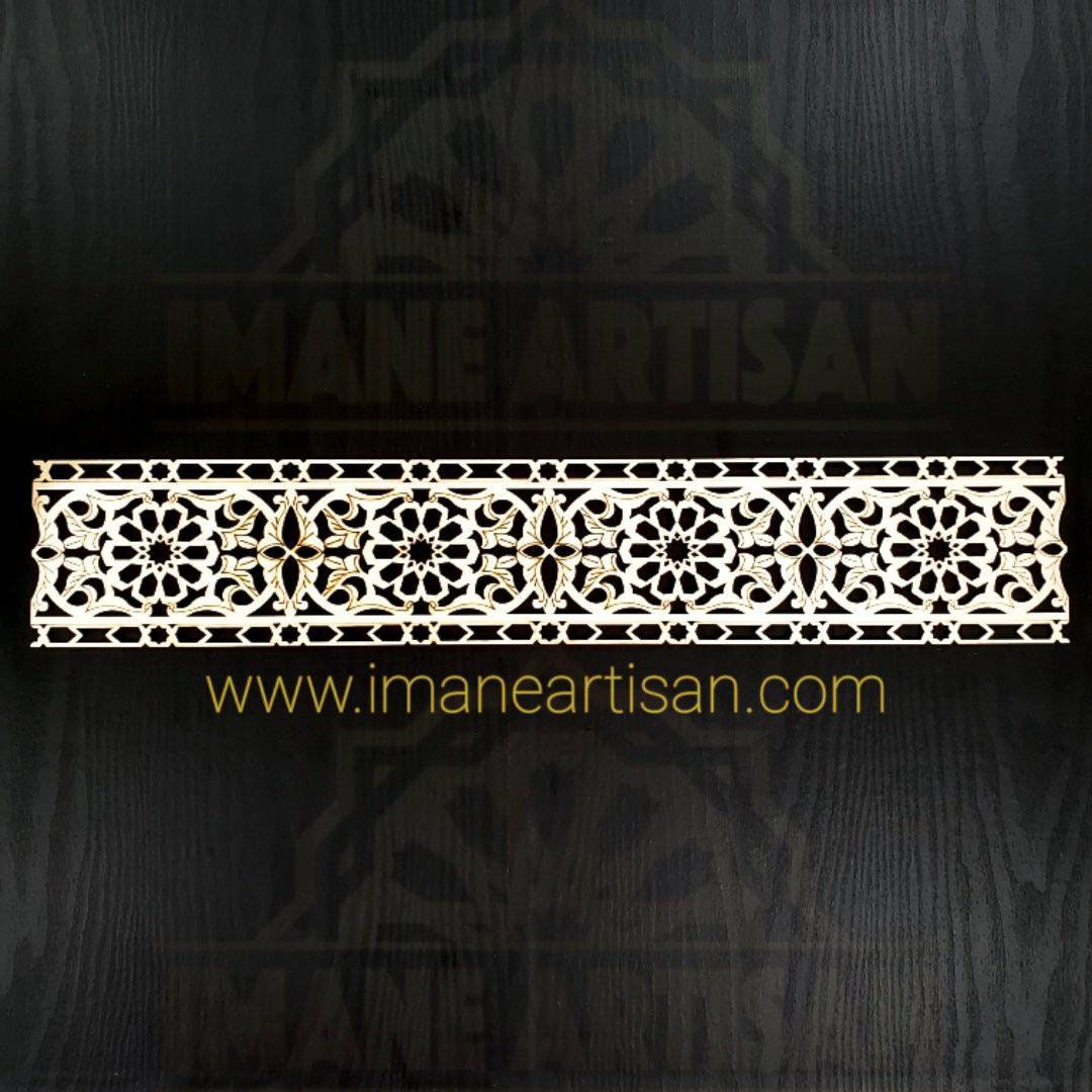 P-003/ Moroccan Geometric Wooden Panel / Carved Wood Panel / Craft ...