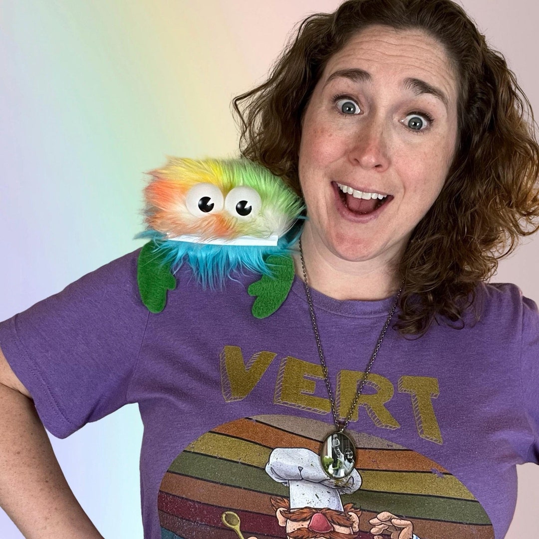 Magnetic Shoulder Monster - Yappy Scrappy - Novelty Puppet! - Etsy