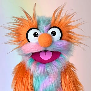 Nosey Pro - Professional Live Hand Puppet - Speciality Sunset Rainbow ...