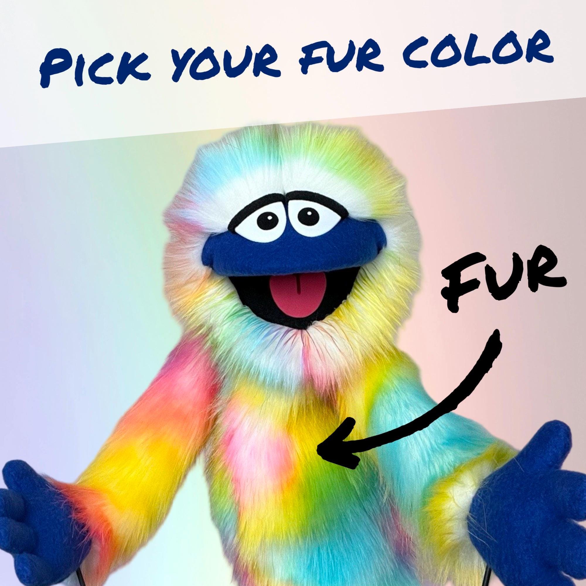 CUSTOM Ez Pz Pro Monster gimme Hand and Rod Puppet - Etsy