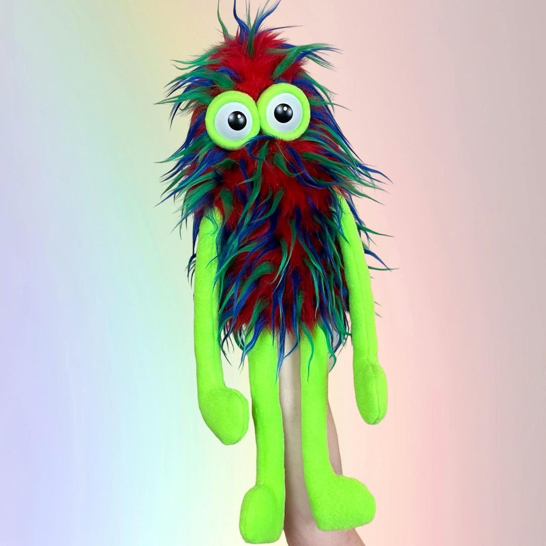 Meep Monster Puppet - Full-body Hand Puppet / Hand and Rod Puppet ...