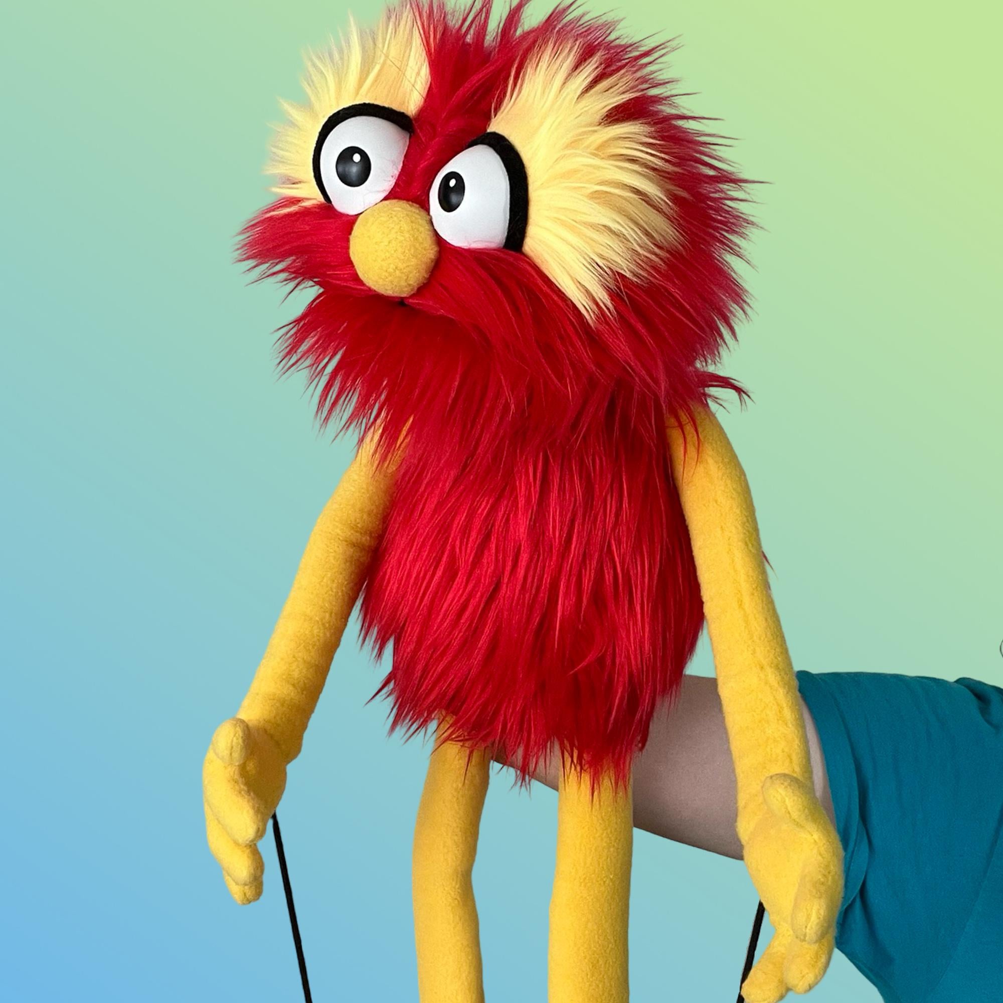 Nosey Pro Professional Full-body Hand and Rod Puppet Posable Fingers - Etsy