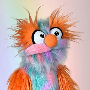 Nosey Pro - Professional Live Hand Puppet - Speciality Sunset Rainbow ...