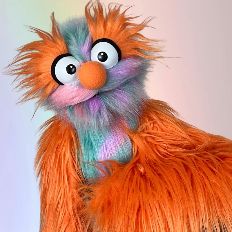 Furry Muppet Puppet - Etsy